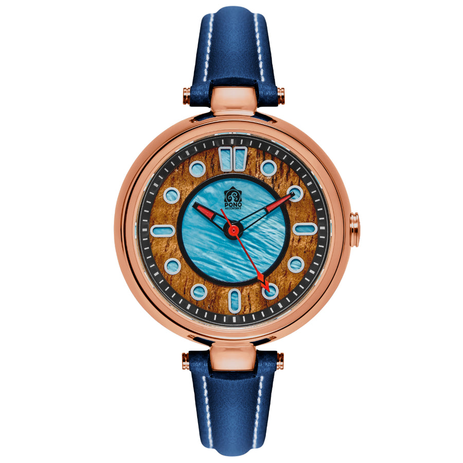 Koa Wood Watch Collection | Refined Wood Watches | Hawaiian Time – Pono ...